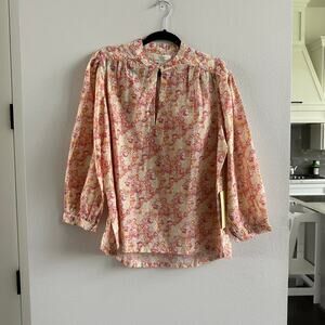 Trovata | Tops | Trovata Birds Of Paradise Bailey Floral V Neck Long ...